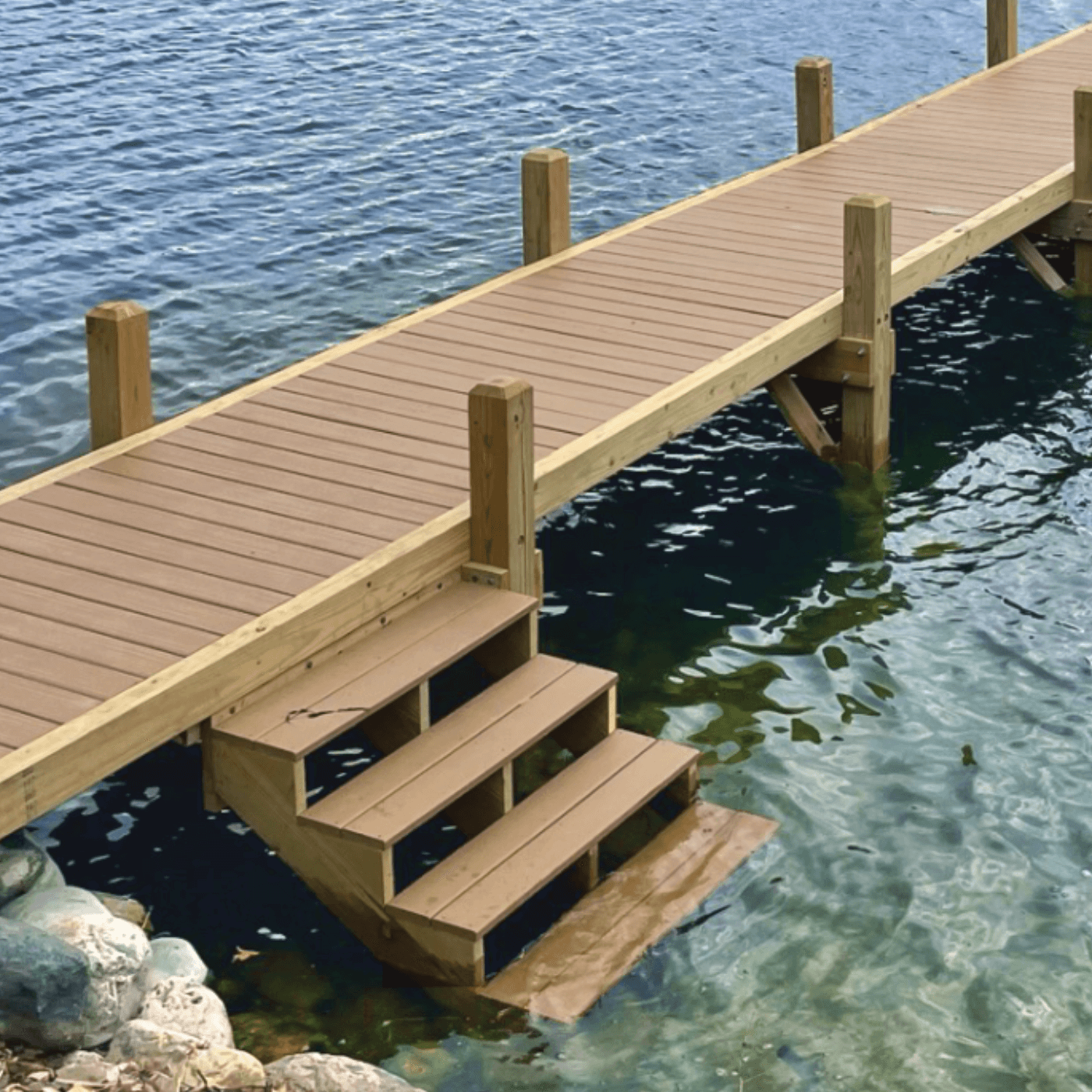 Wood Docks - Rock Docks